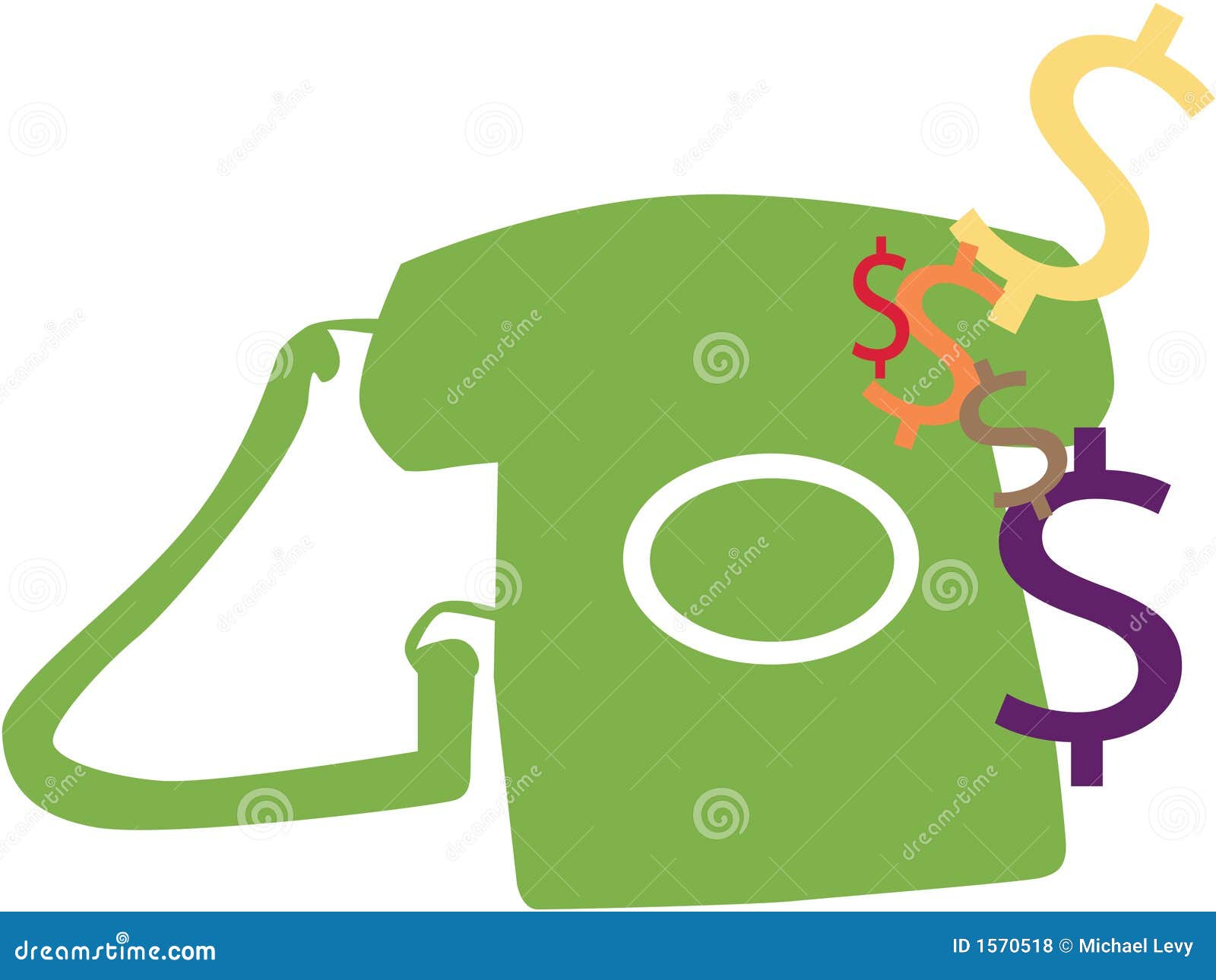 Phone Bill stock illustration. Illustration of charge - 1570518