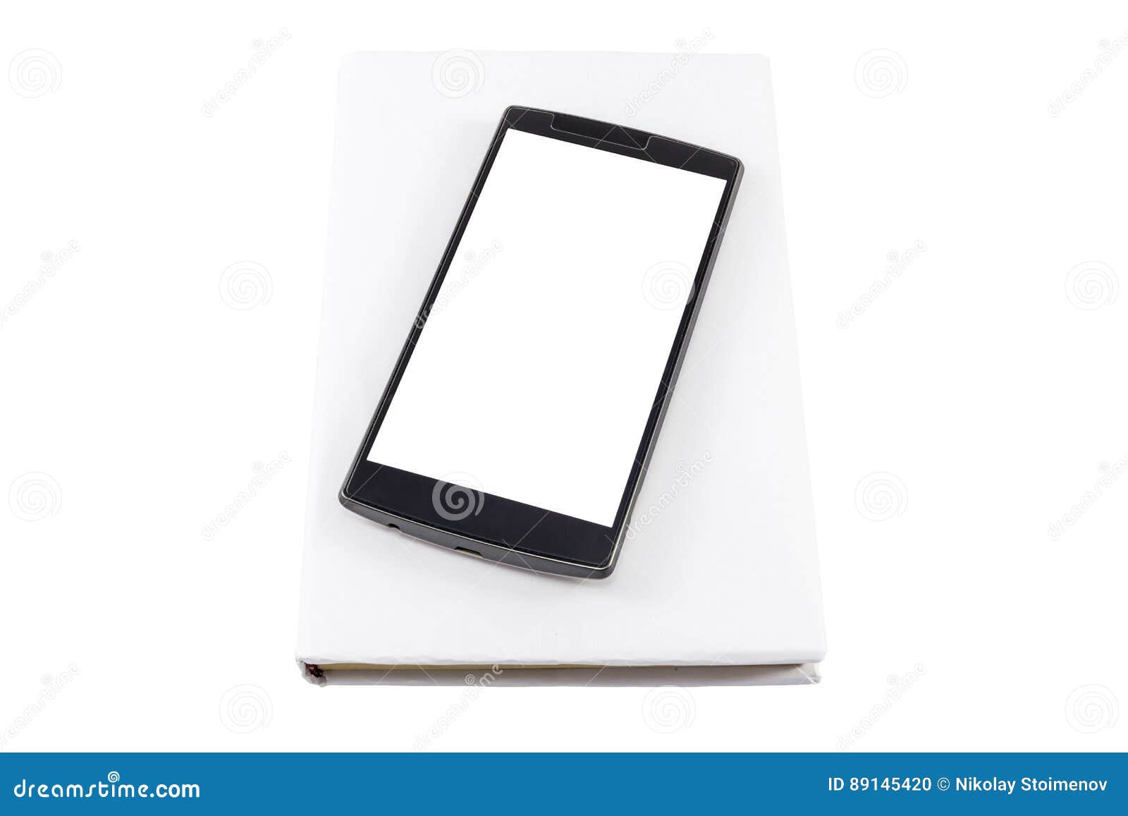 Phone and Book. New Versus Old Concept. Stock Photo - Image of phone ...