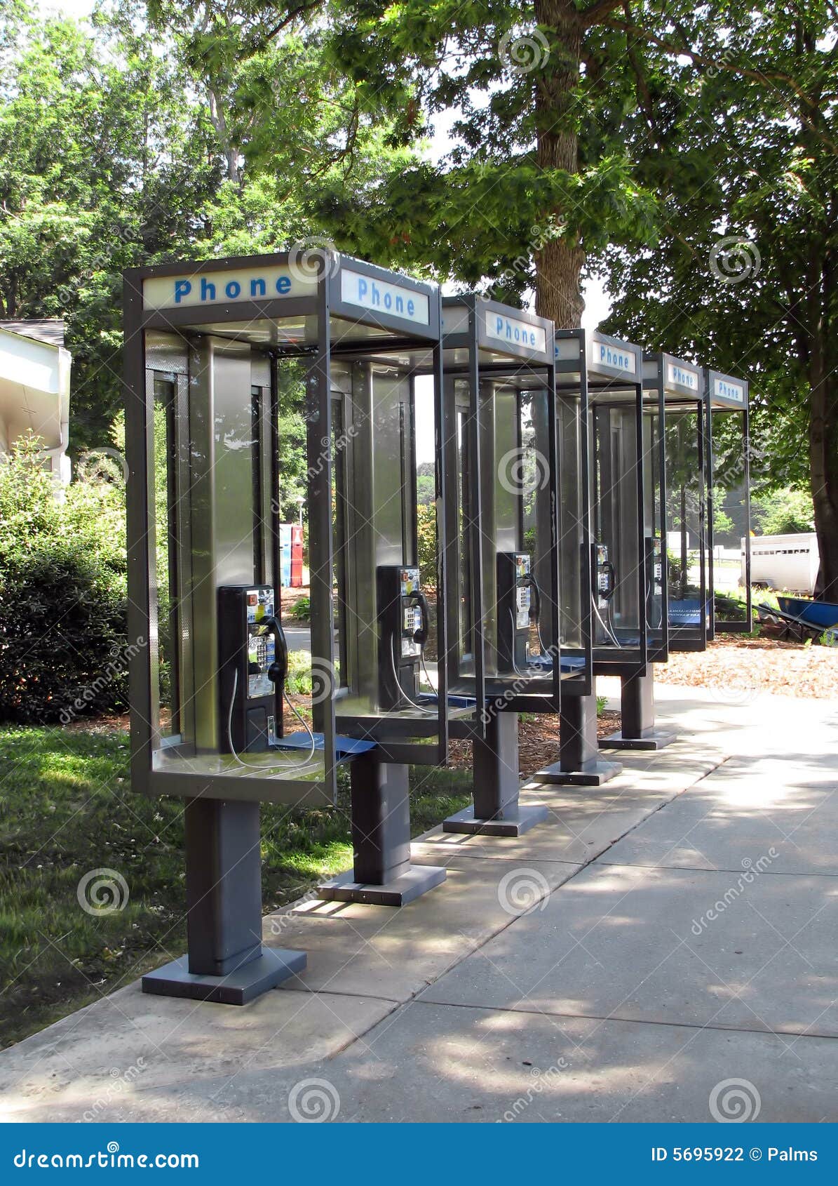 Phone booth stock photo. Image of telephone, ring, line - 5695922