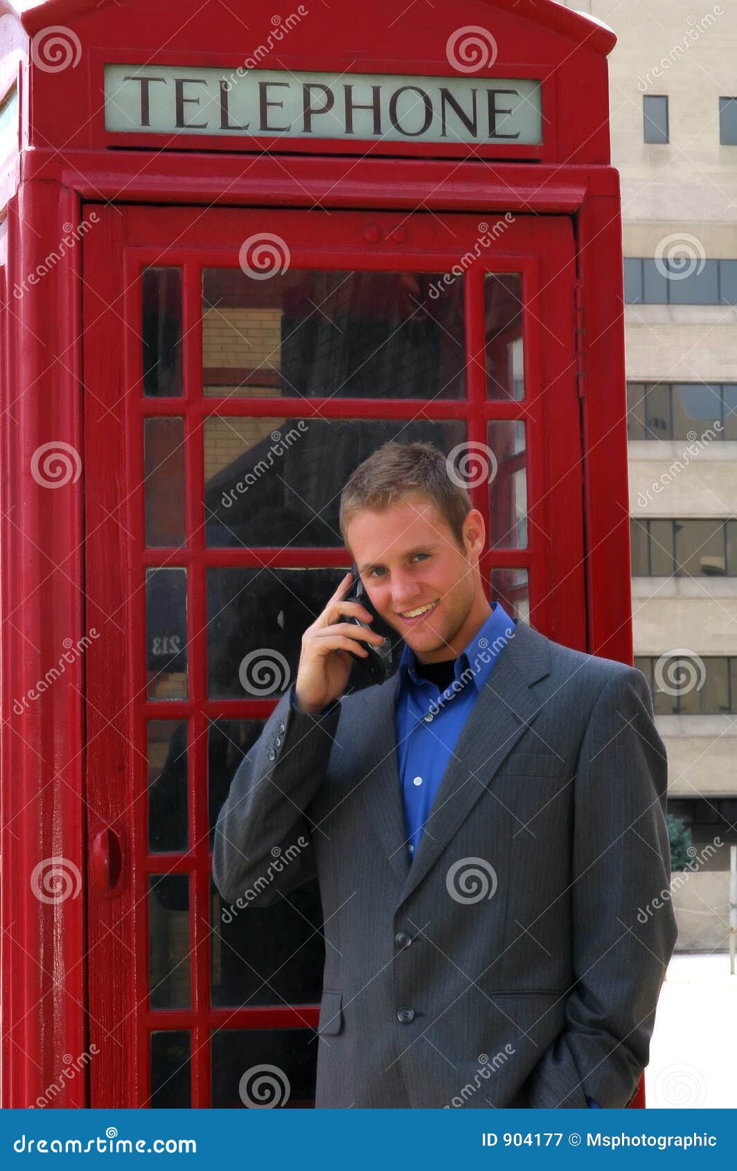 Phone Booth stock image. Image of urban, suit, male, booth - 904177