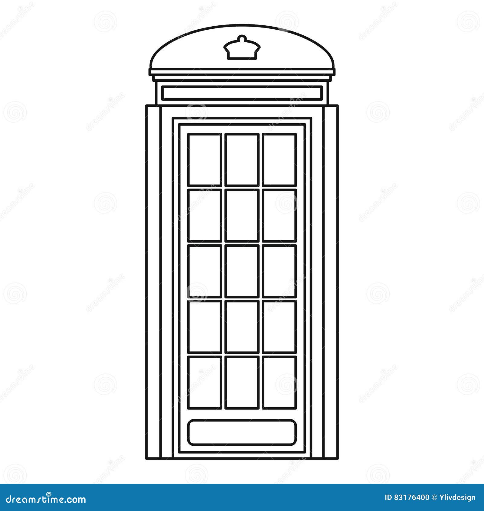 Phone Booth Icon Outline Style Stock Illustrations – 64 Phone Booth ...