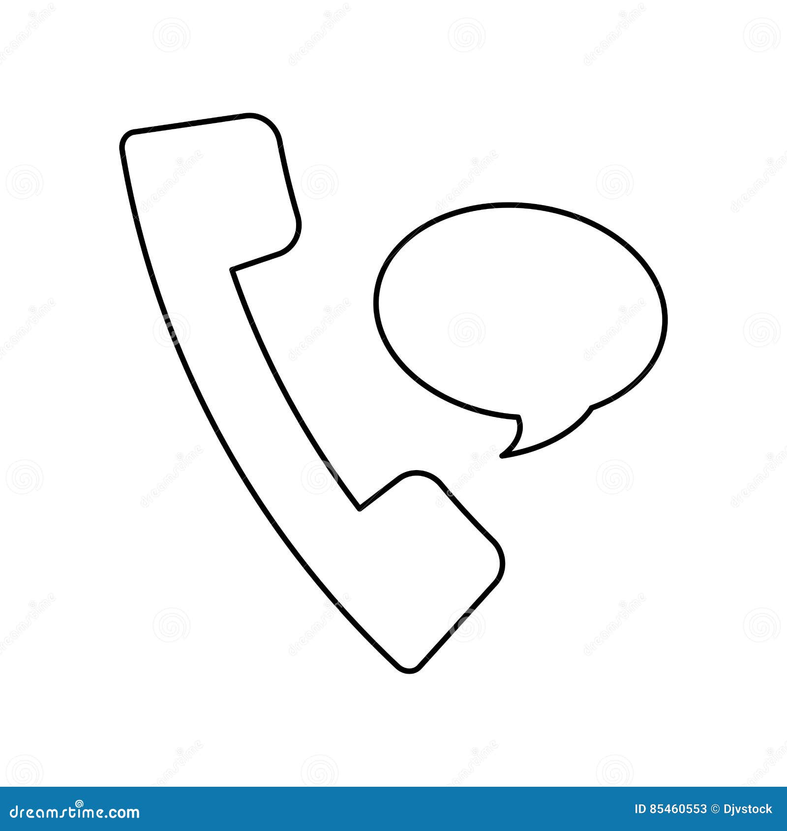 Phone with Bubble Service Repair Icon Stock Illustration - Illustration ...