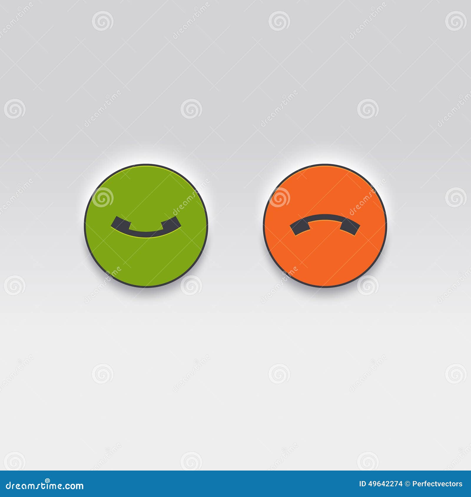 Phone Buttons stock vector. Illustration of buttons, digital - 49642274