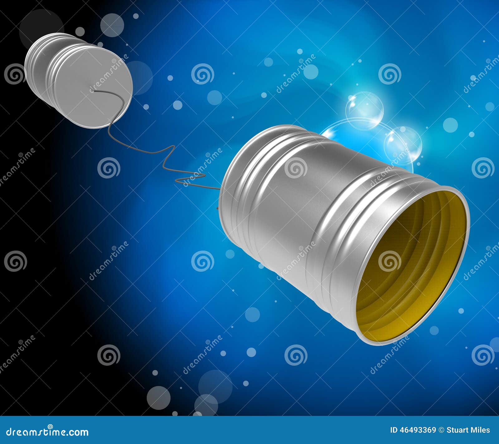 Communicating Cans Royalty-Free Stock Image | CartoonDealer.com #28718488