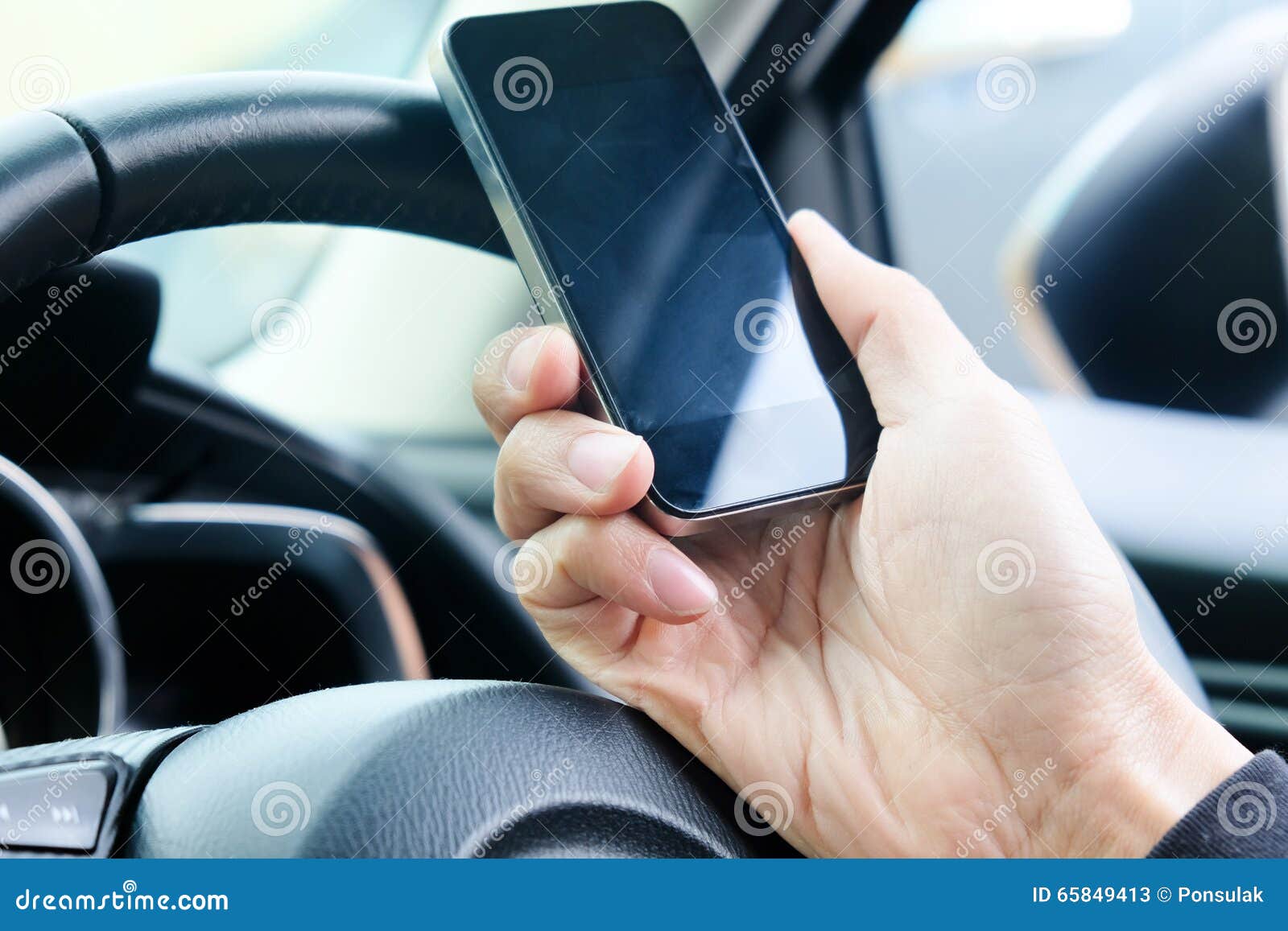 Phone call in the car. stock image. Image of connectivity - 65849413
