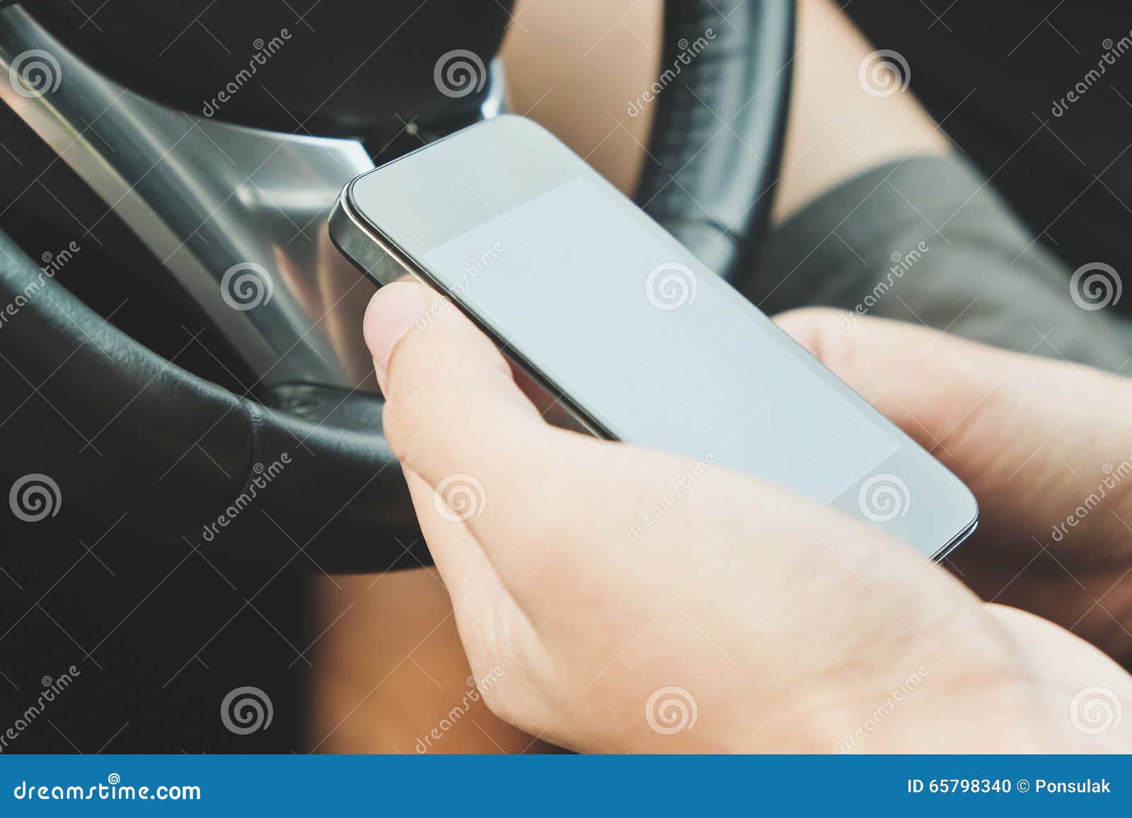 Phone call in the car. stock photo. Image of driver, global - 65798340