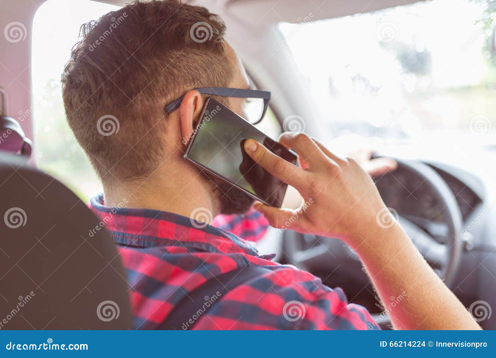 Phone call during driving stock photo. Image of misfortune - 66214224