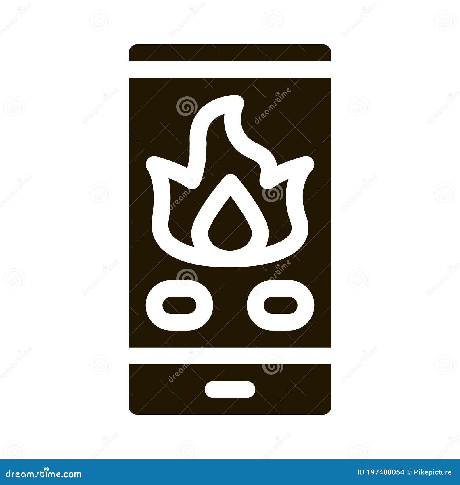 Call At The Fire Brigade Thin Line Icon. Danger Alarm Outline Style ...