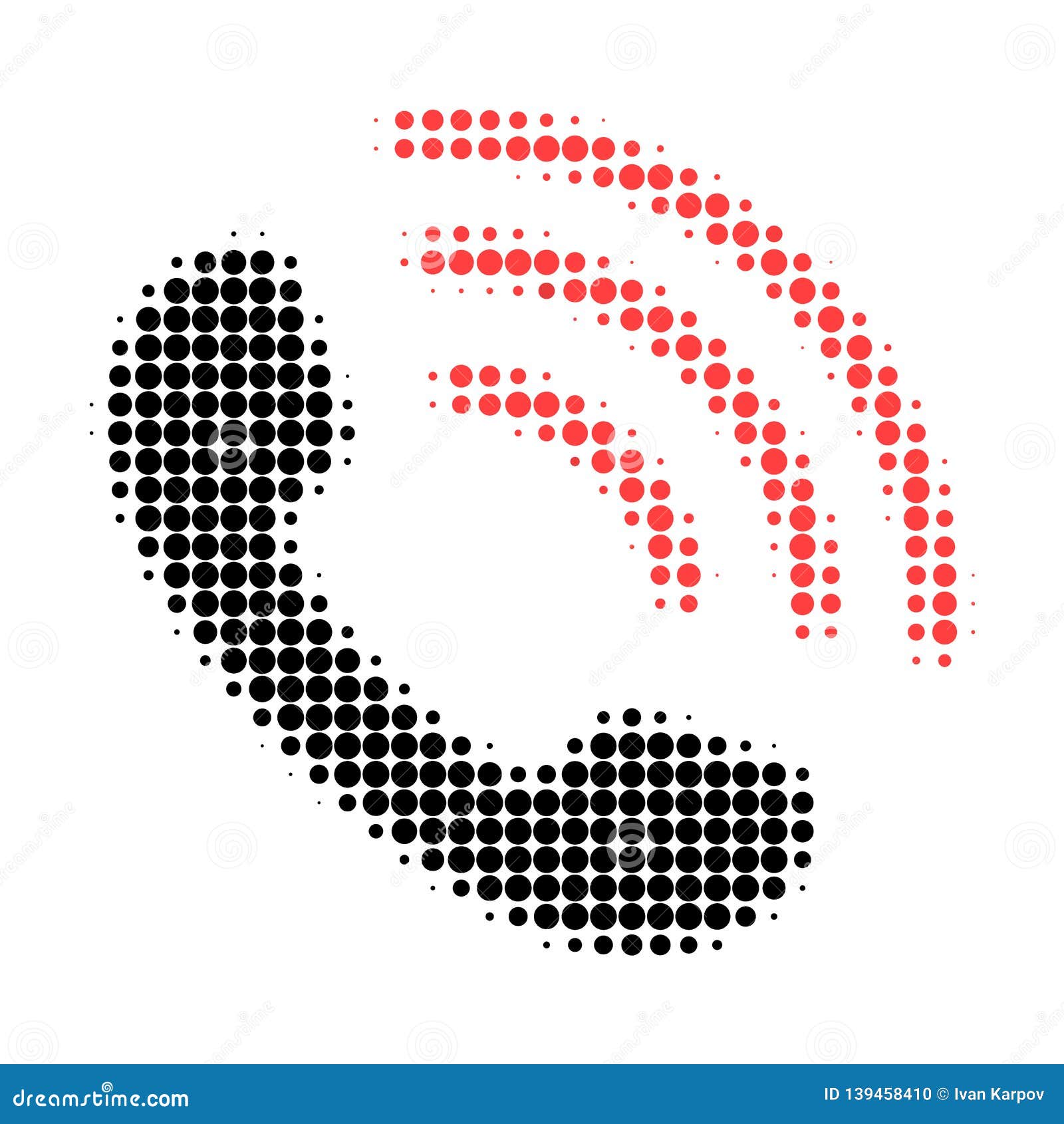Phone Call Halftone Dotted Icon Stock Vector - Illustration of pattern ... Phone Call Halftone Dotted Icon Stock Vector - Illustration of pattern ...