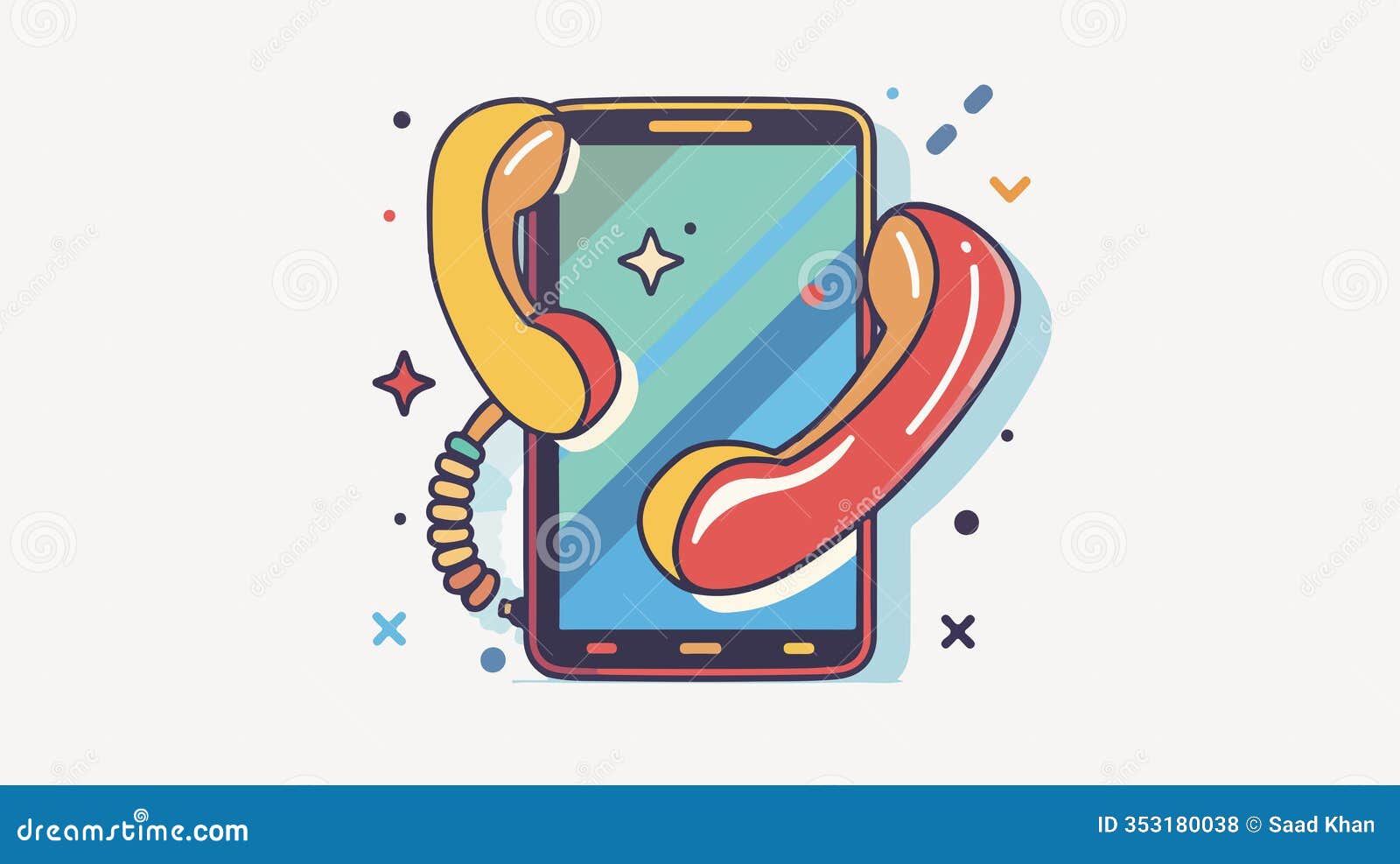 Professional Phone Call Icon for Interaction Design and Marketing ...