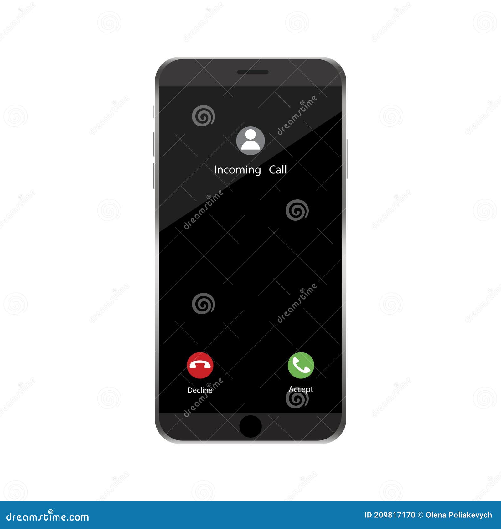 Iphone Icon Vector Template