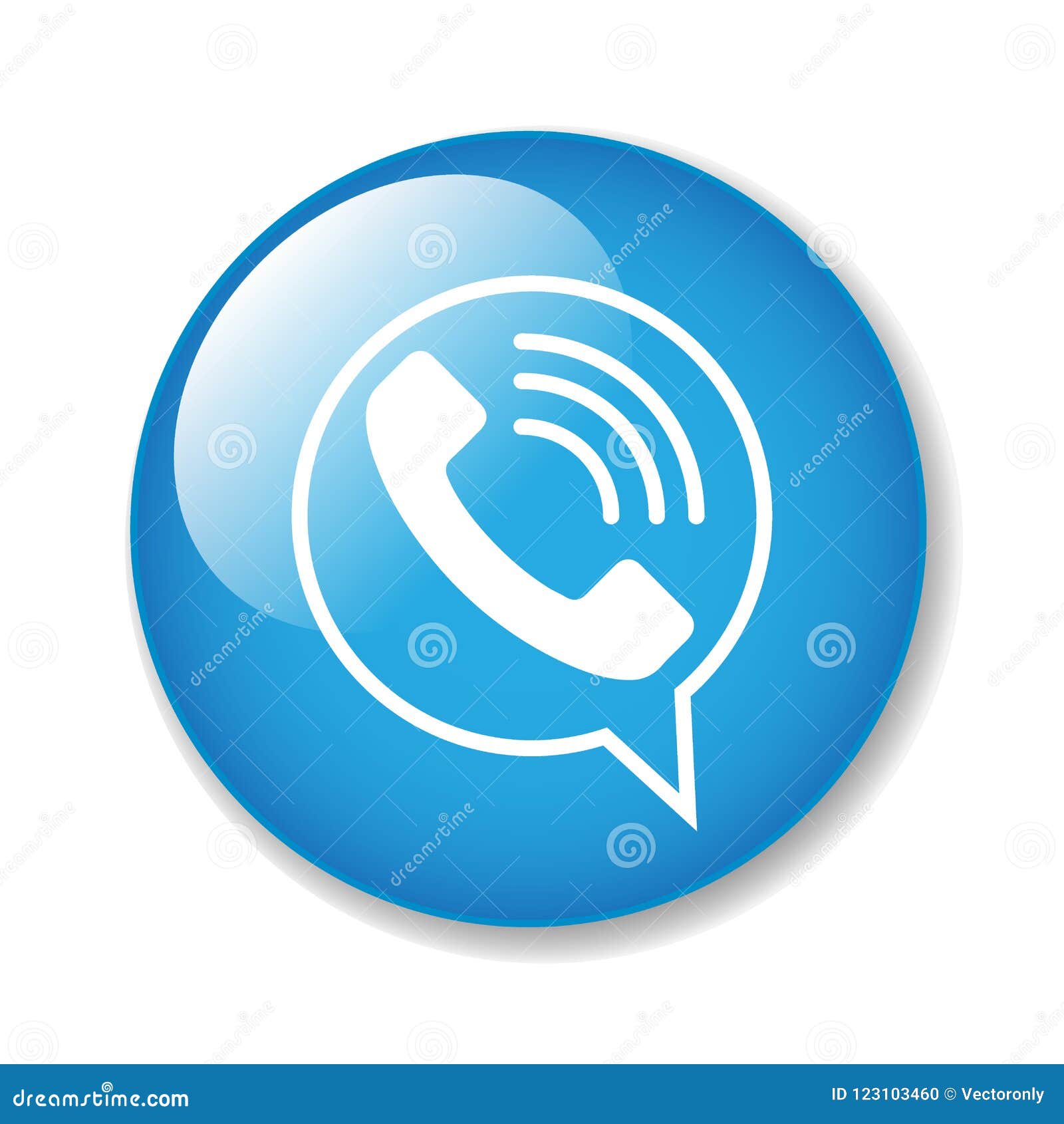 Phone call icon button stock illustration. Illustration of reach ...