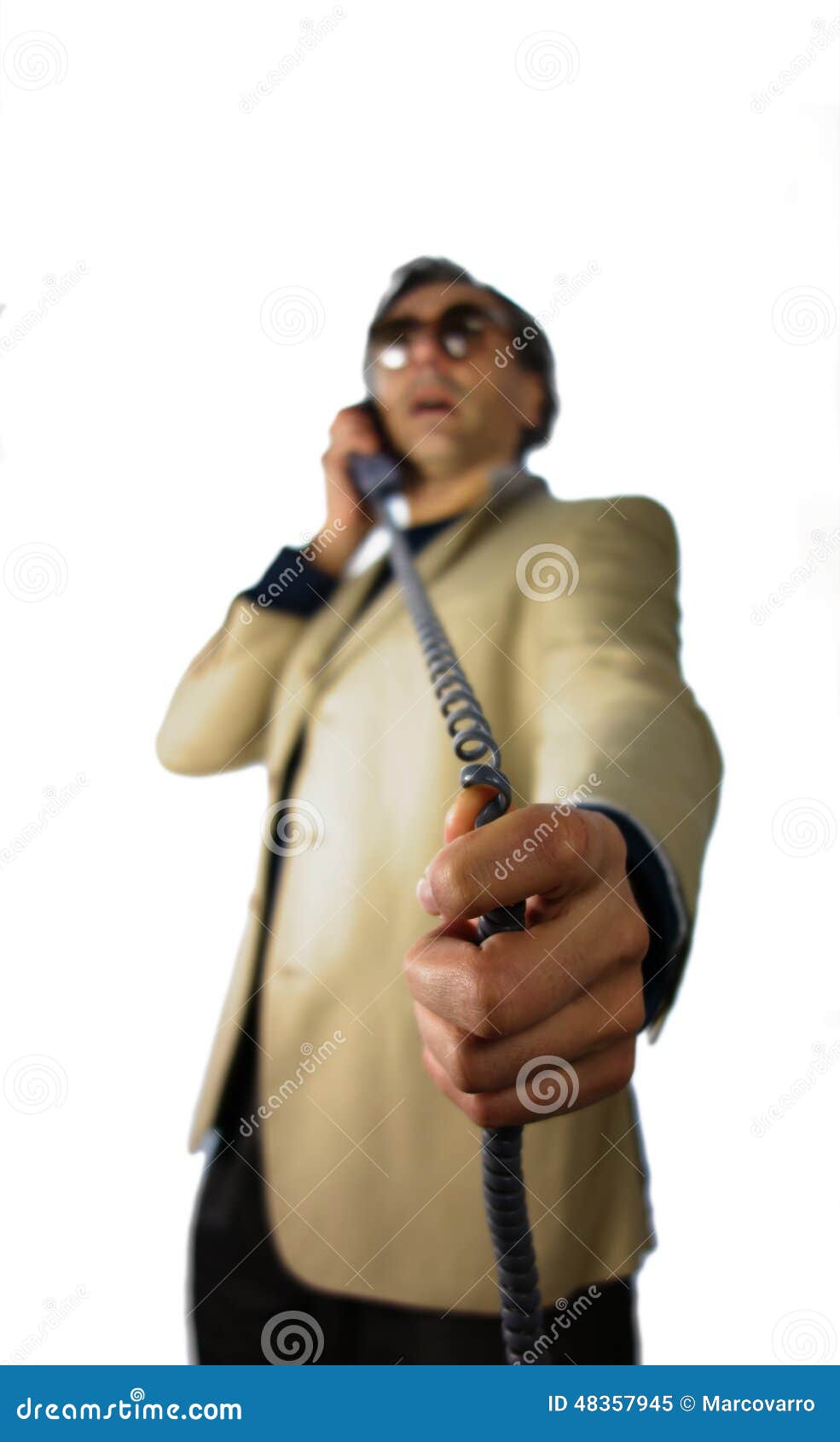 Phone call man stock image. Image of single, formal, receiver - 48357945