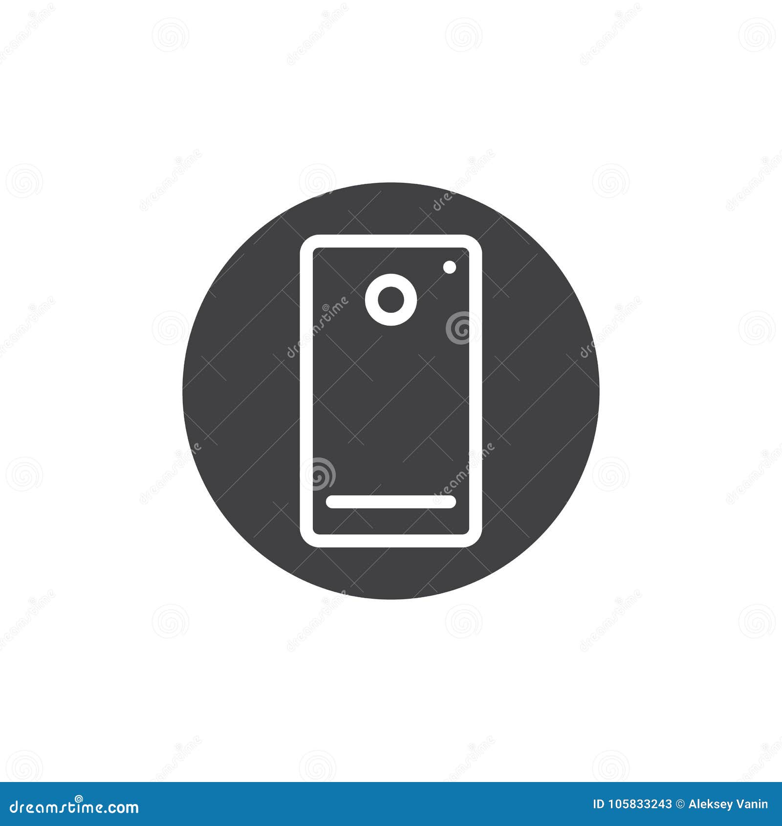 Phone camera icon vector stock vector. Illustration of simple - 105833243