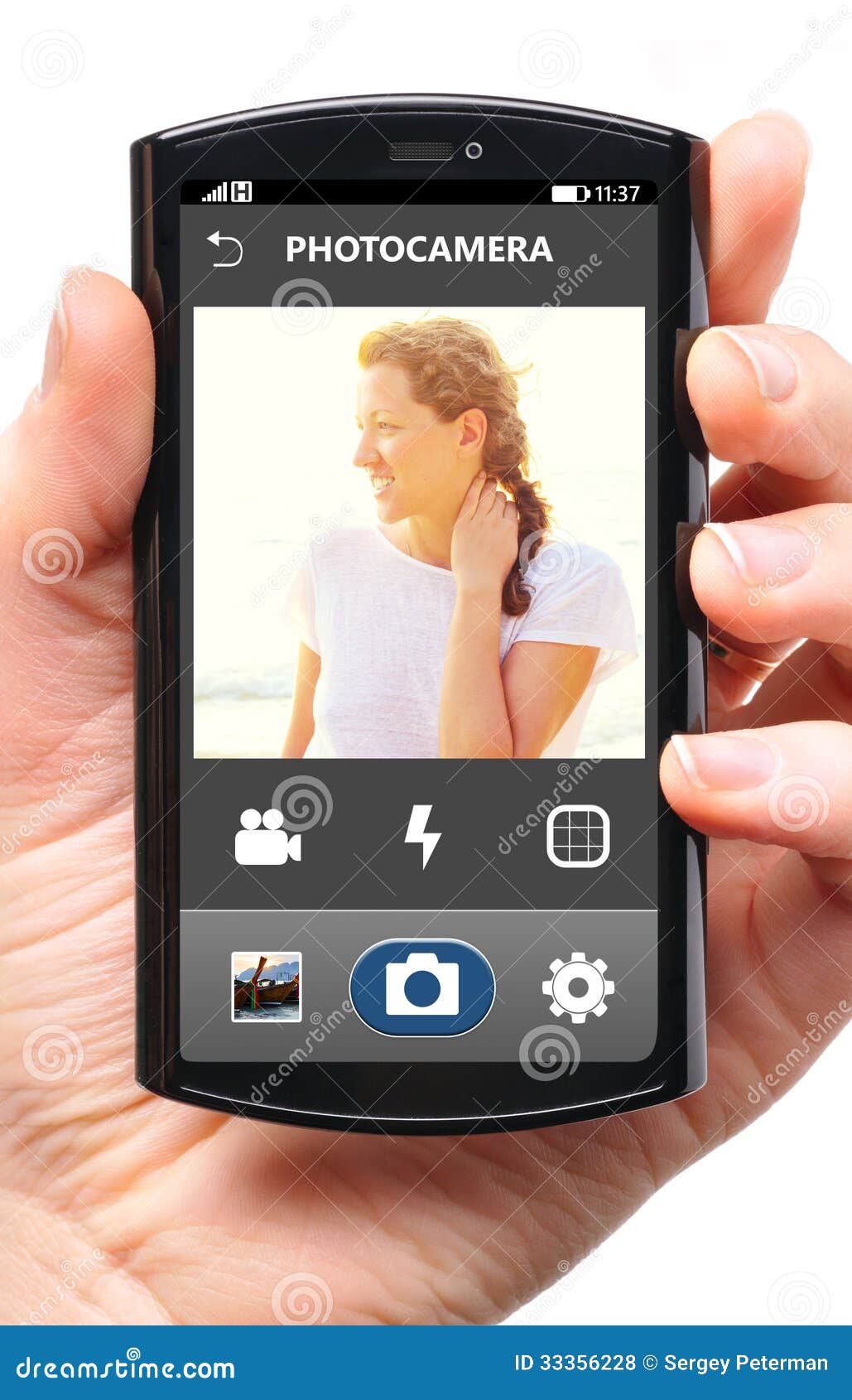 Phone camera stock photo. Image of business, black, holding - 33356228