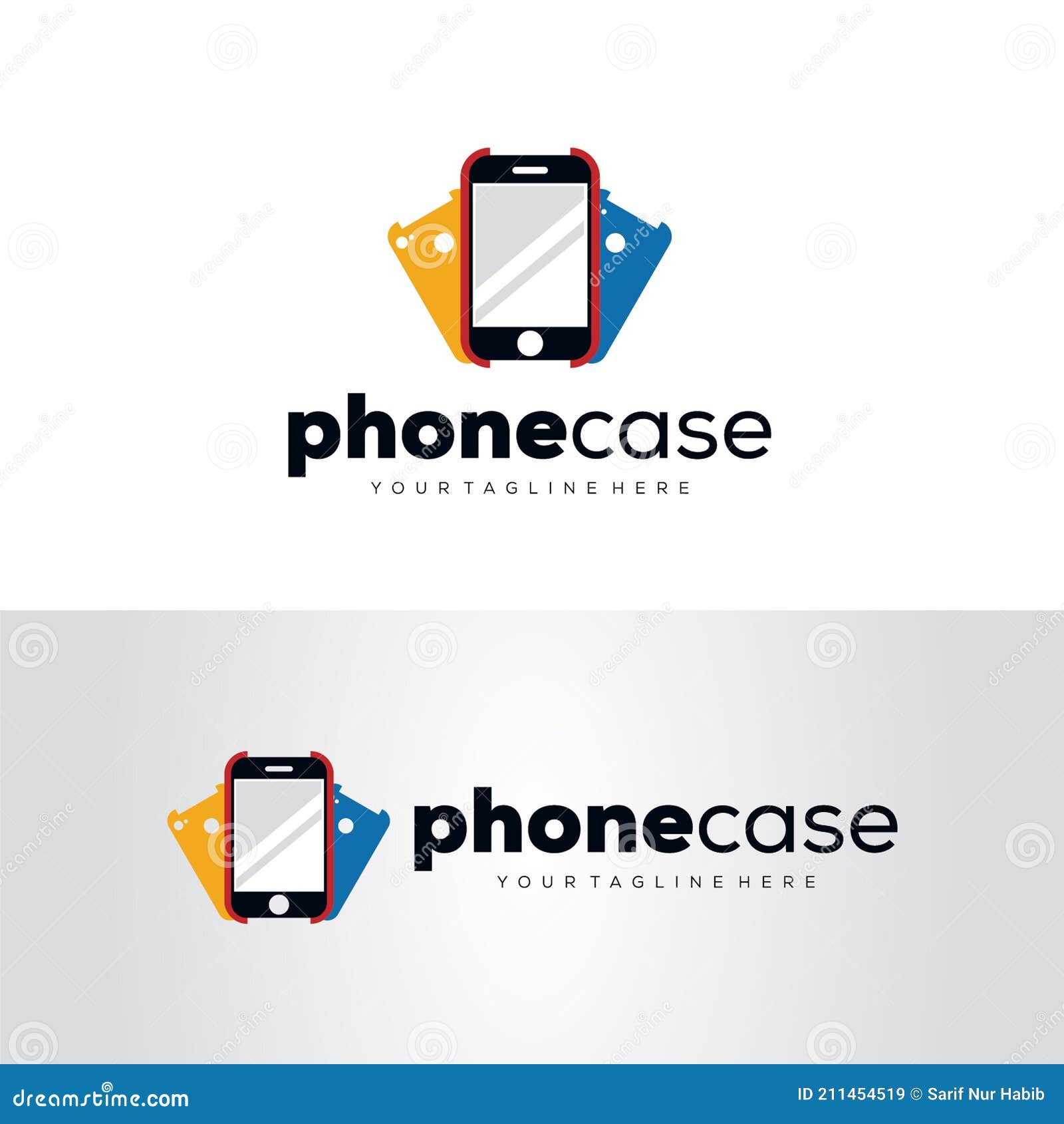 Phone Case Logo Design Template Stock Vector - Illustration of ...