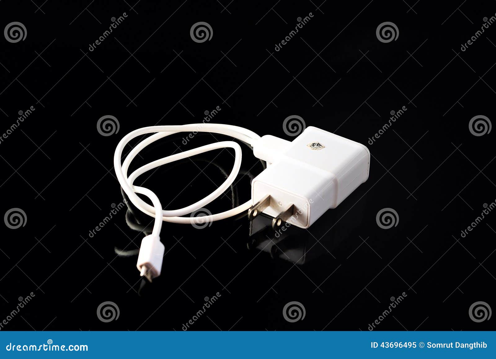Phone charger stock image. Image of charge, black, macro - 43696495