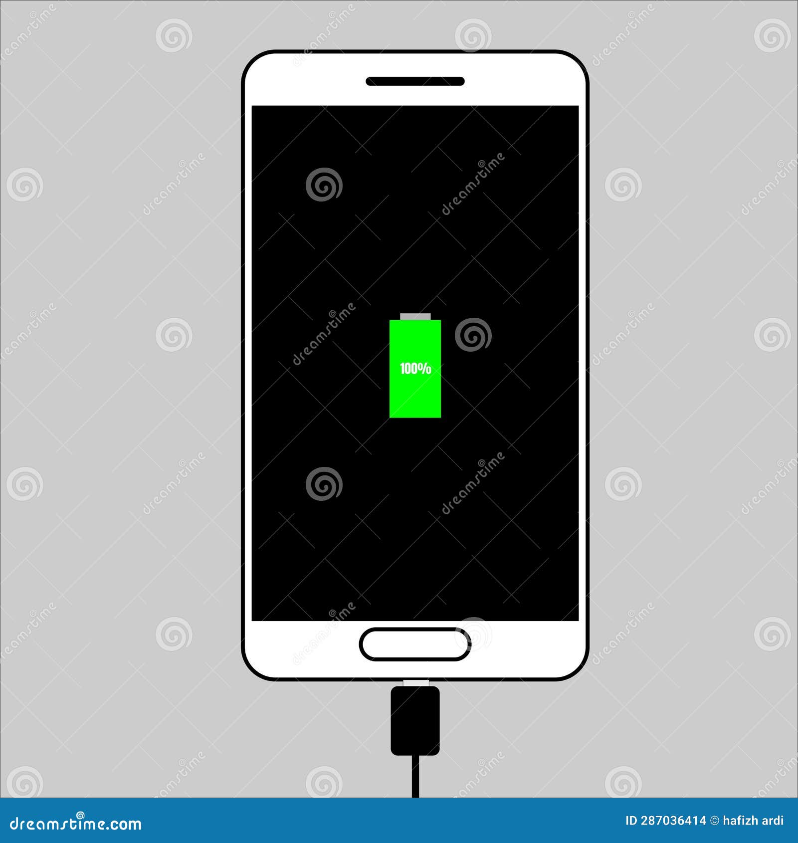 Phone Charger Design Vector Stock Vector - Illustration of device ...