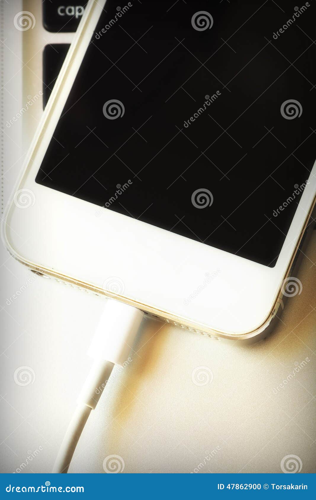 Phone charging stock photo. Image of cell, electricity - 47862900