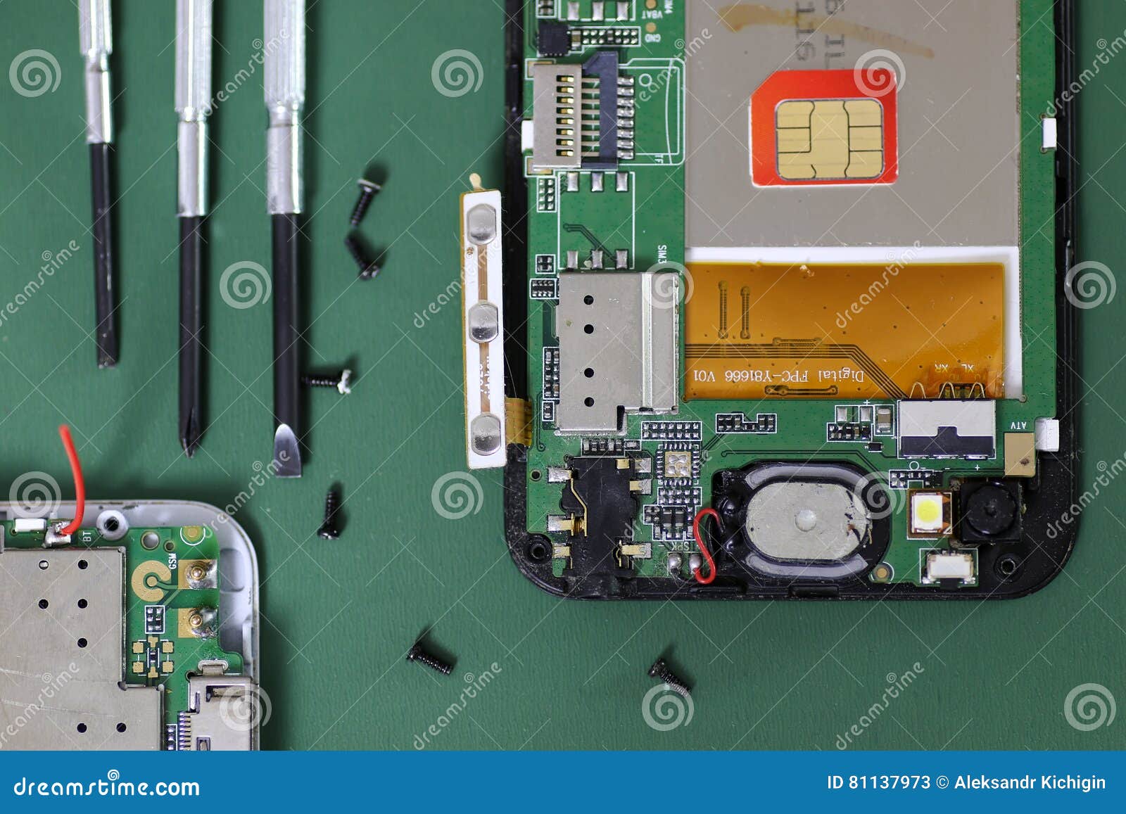 Phone chip micro repair stock image. Image of laboratory - 81137973