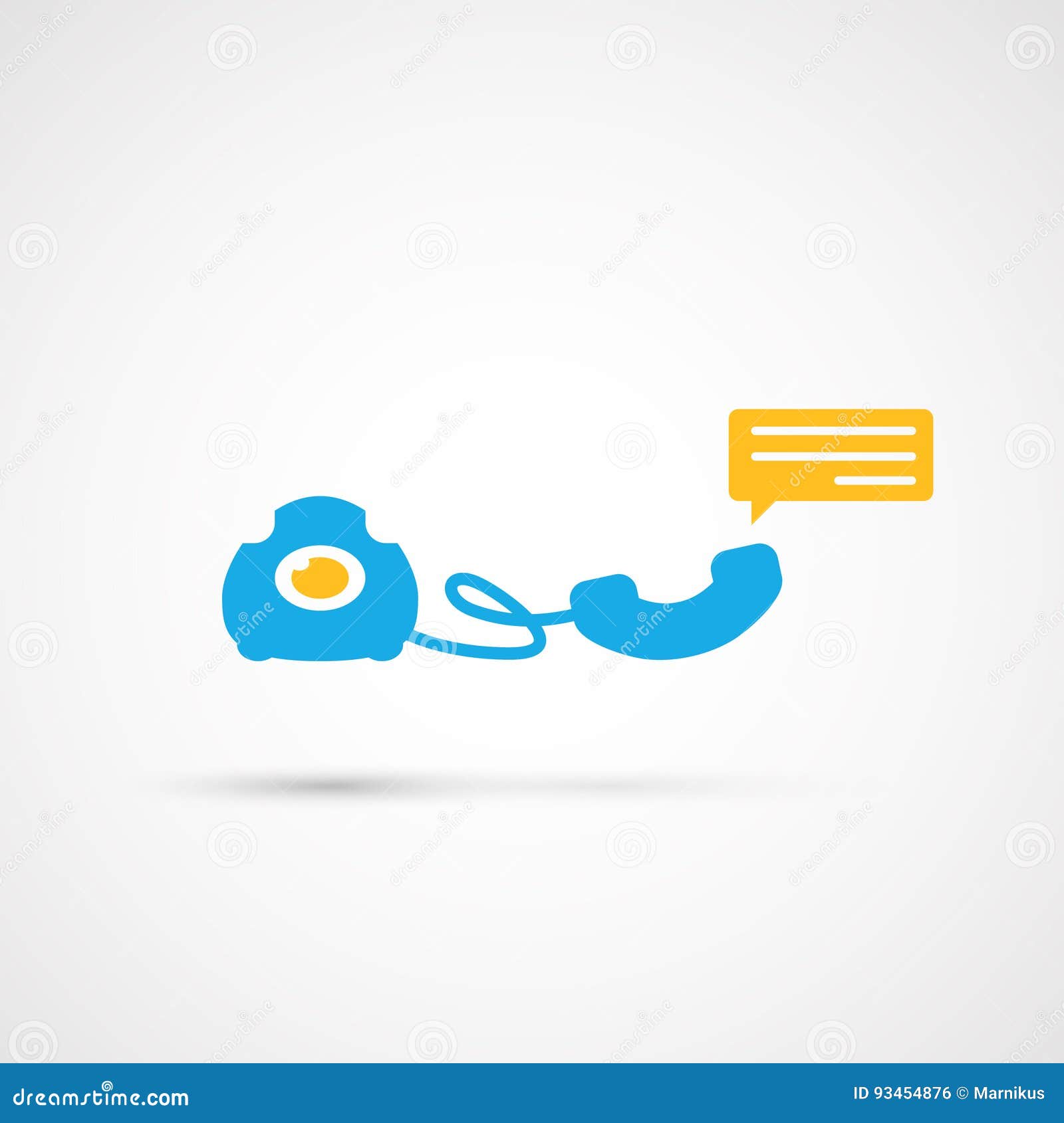 Phone Colorful Icon - Talk, Vector Illustration. Stock Vector ...