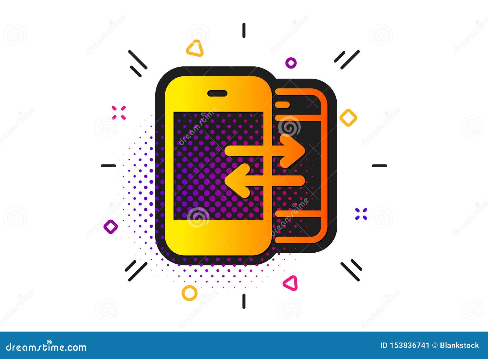 Phone Communication Icon. Incoming Call. Vector Stock Vector ...