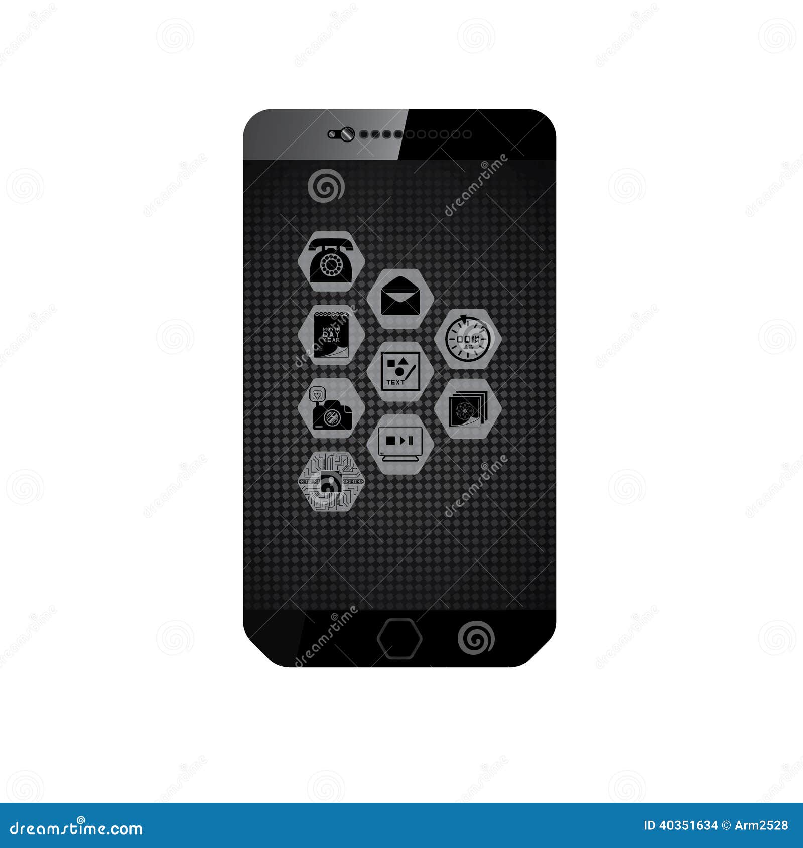 Phone concept stock illustration. Illustration of input - 40351634