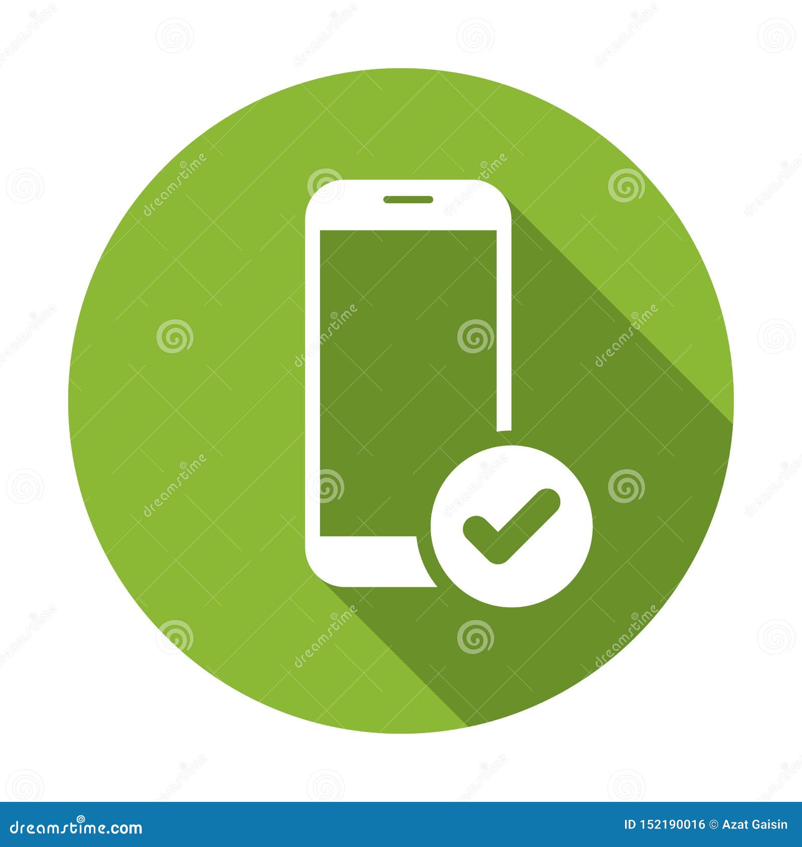 Phone Confirmation Icon. Mobile Phone Icon with Check Sign Stock ...