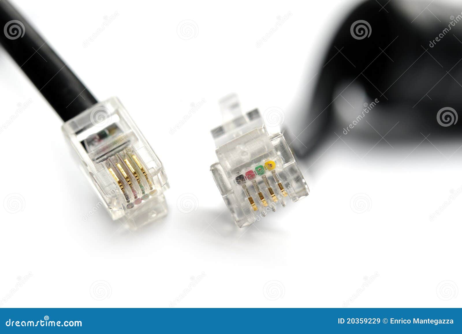 Phone connector stock image. Image of plugs, electrical - 20359229