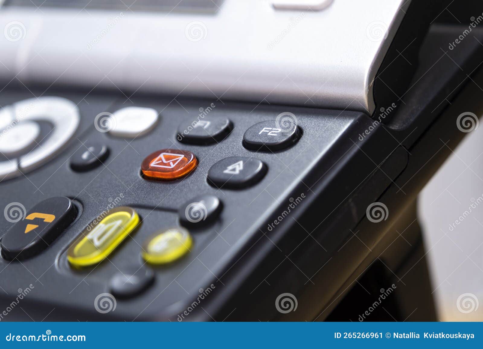 Phone Console with New Message Notification and Envelope Icon, Concepts ... Phone Console with New Message Notification and Envelope Icon, Concepts ...