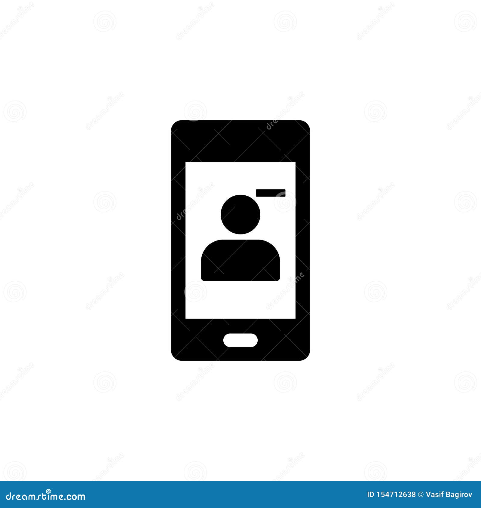 Phone, Contact, Remove Vector Icon. Simple Element Illustration from UI ...