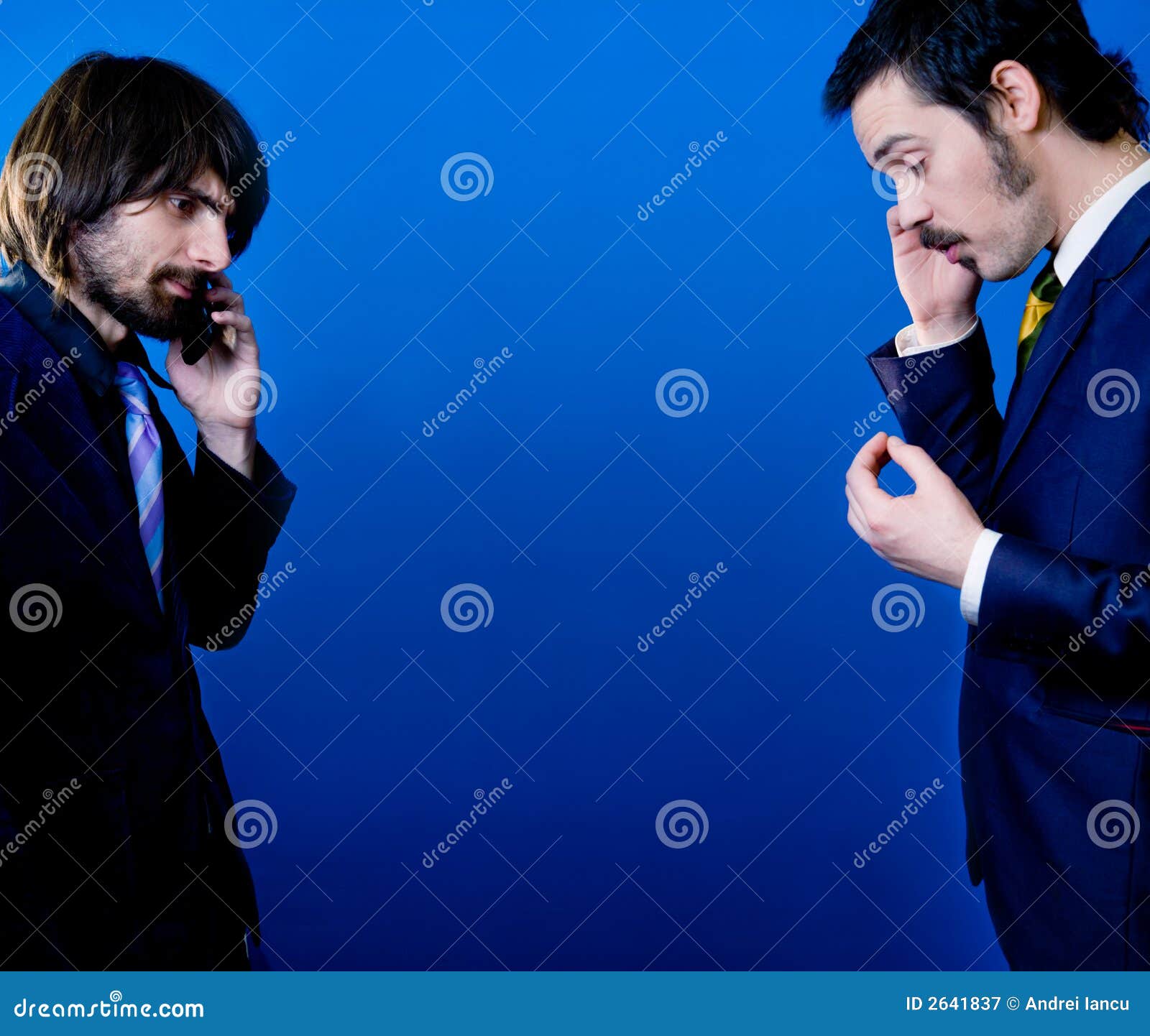 Phone conversation stock image. Image of male, caucasian - 2641837