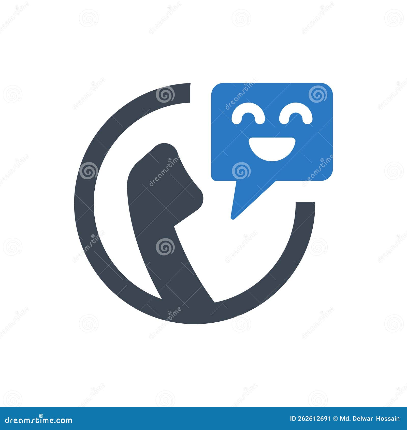 Phone Customer Feedback Icon Stock Vector - Illustration of icon ...