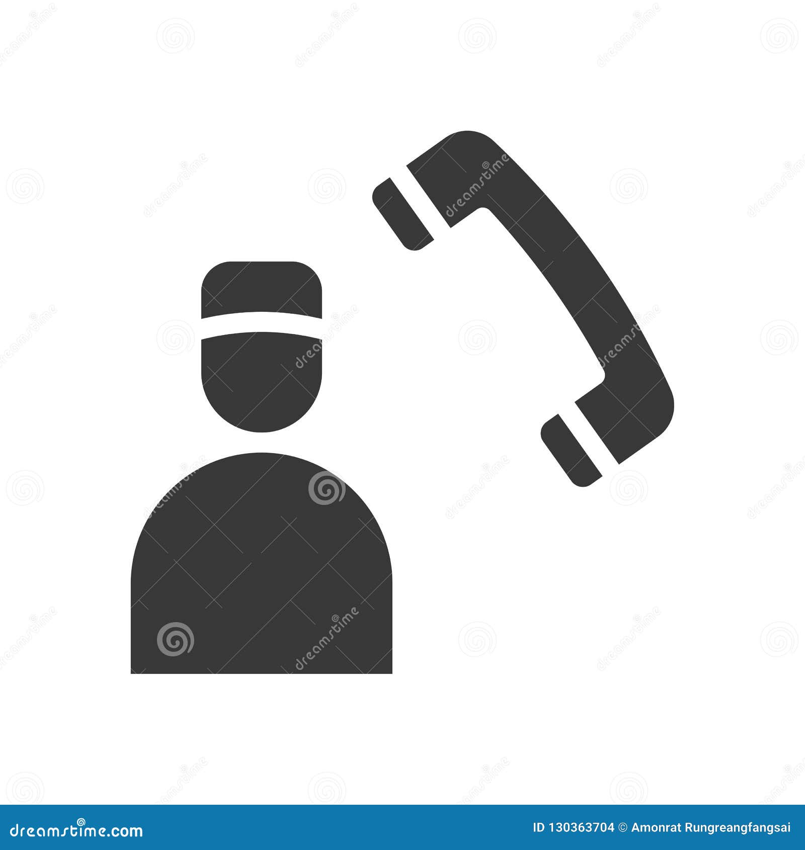 Phone and Dentist, Make an Appointment, Dental Related Solid Icon Stock ...