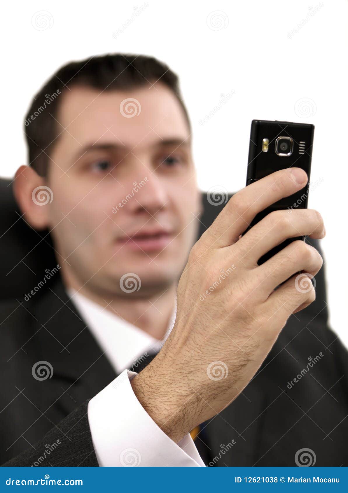 Phone dialing stock photo. Image of business, businessperson - 12621038