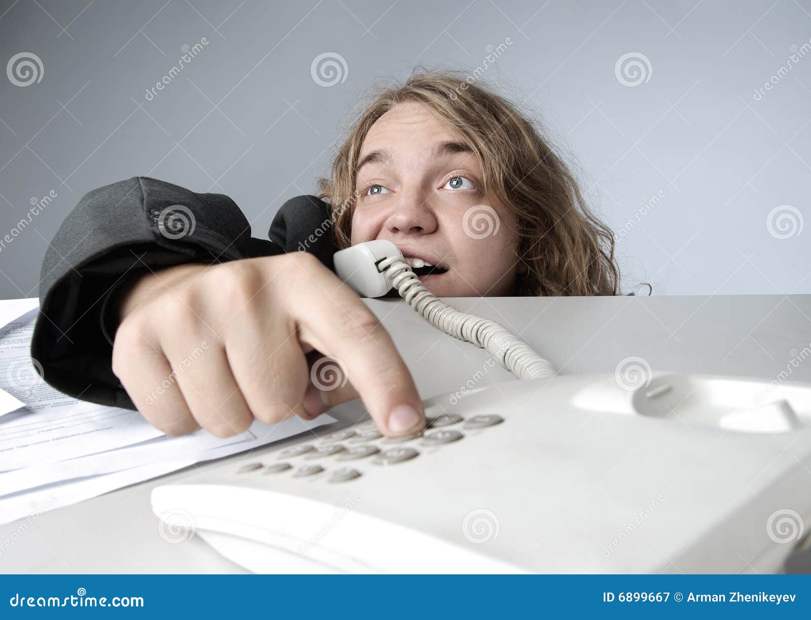 Phone dialing stock image. Image of hand, office, crazy - 6899667