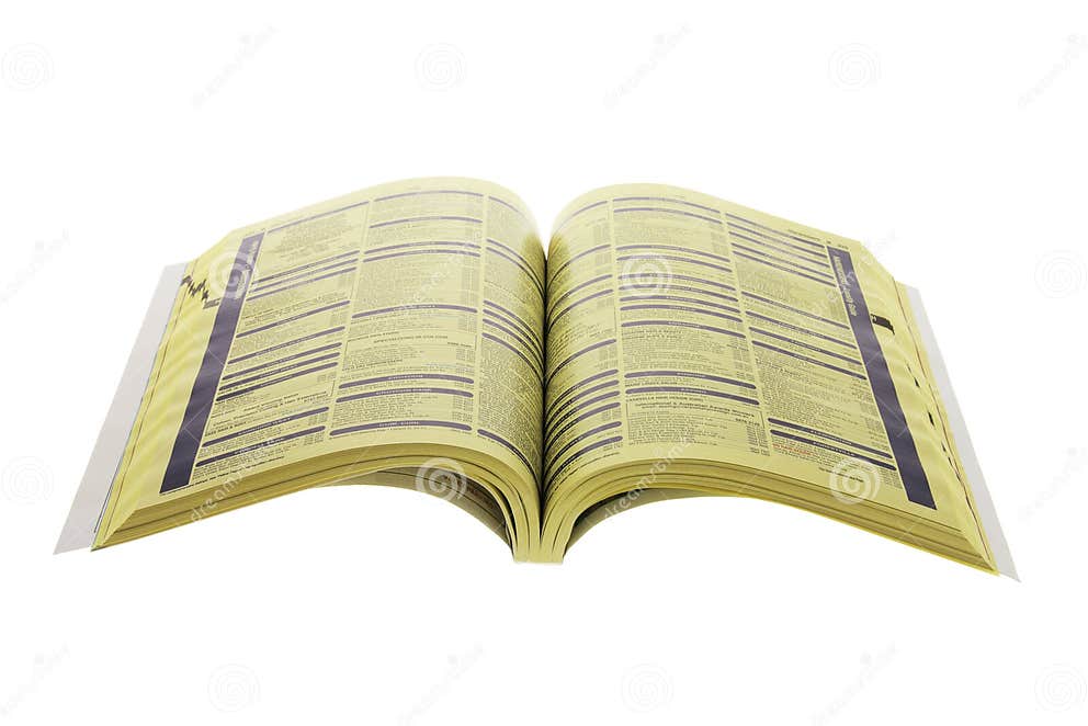 Phone Directory stock photo. Image of pages, personal - 6124796