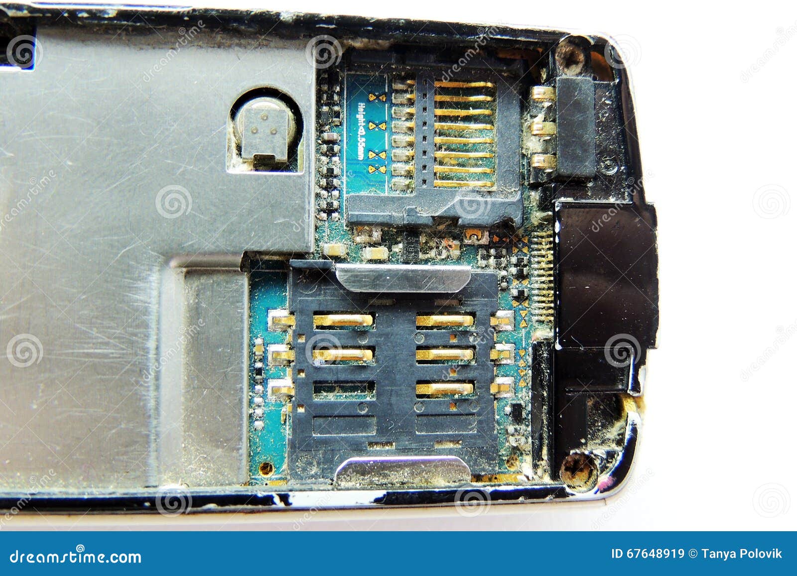 The phone is disassembled stock image. Image of disassembled - 67648919