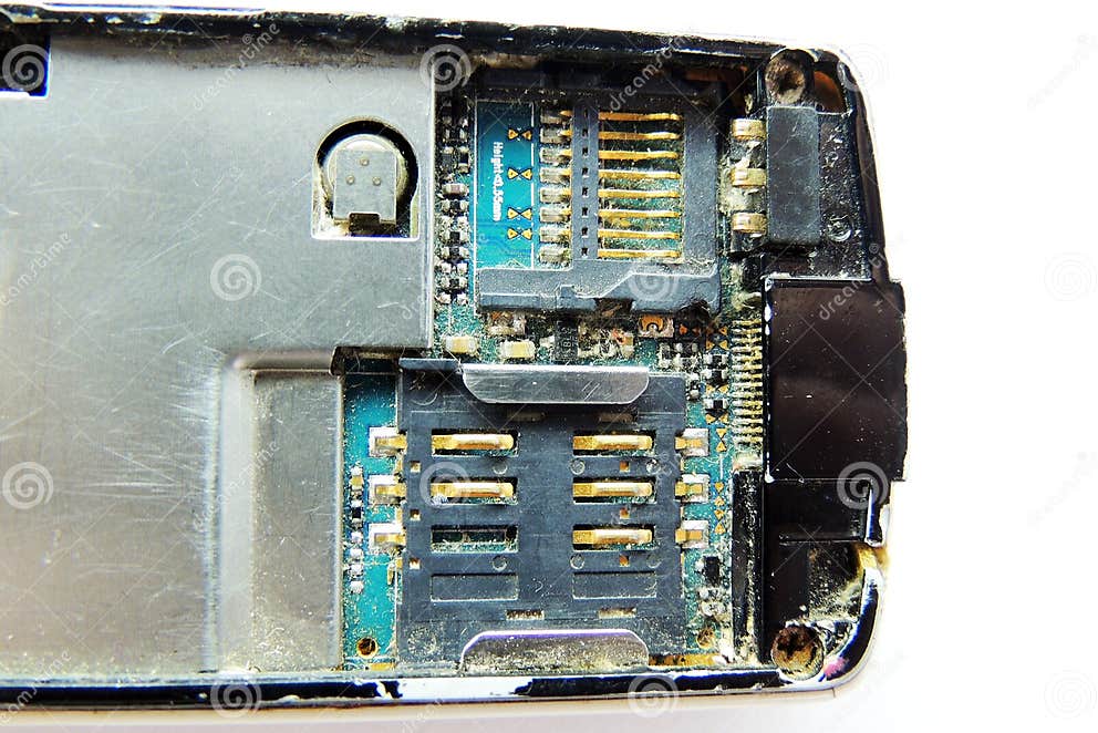 The phone is disassembled stock image. Image of disassembled - 67648919