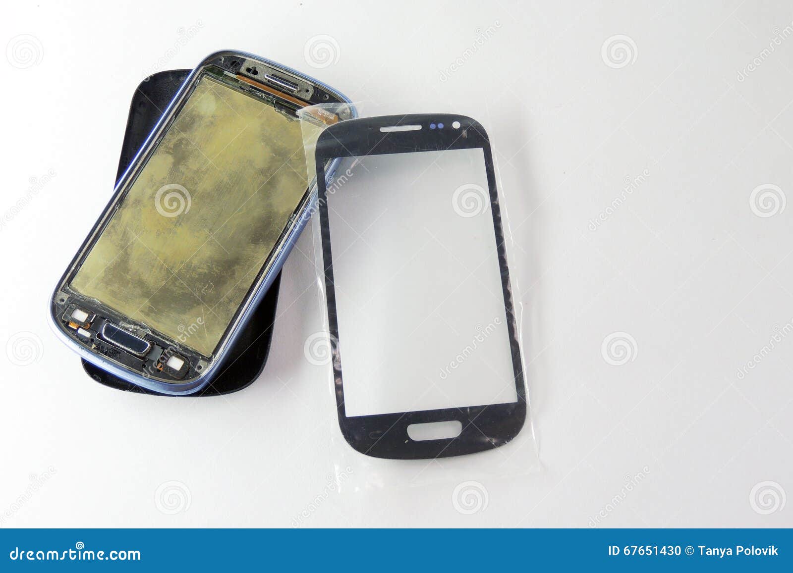 The phone is disassembled stock photo. Image of broken - 67651430