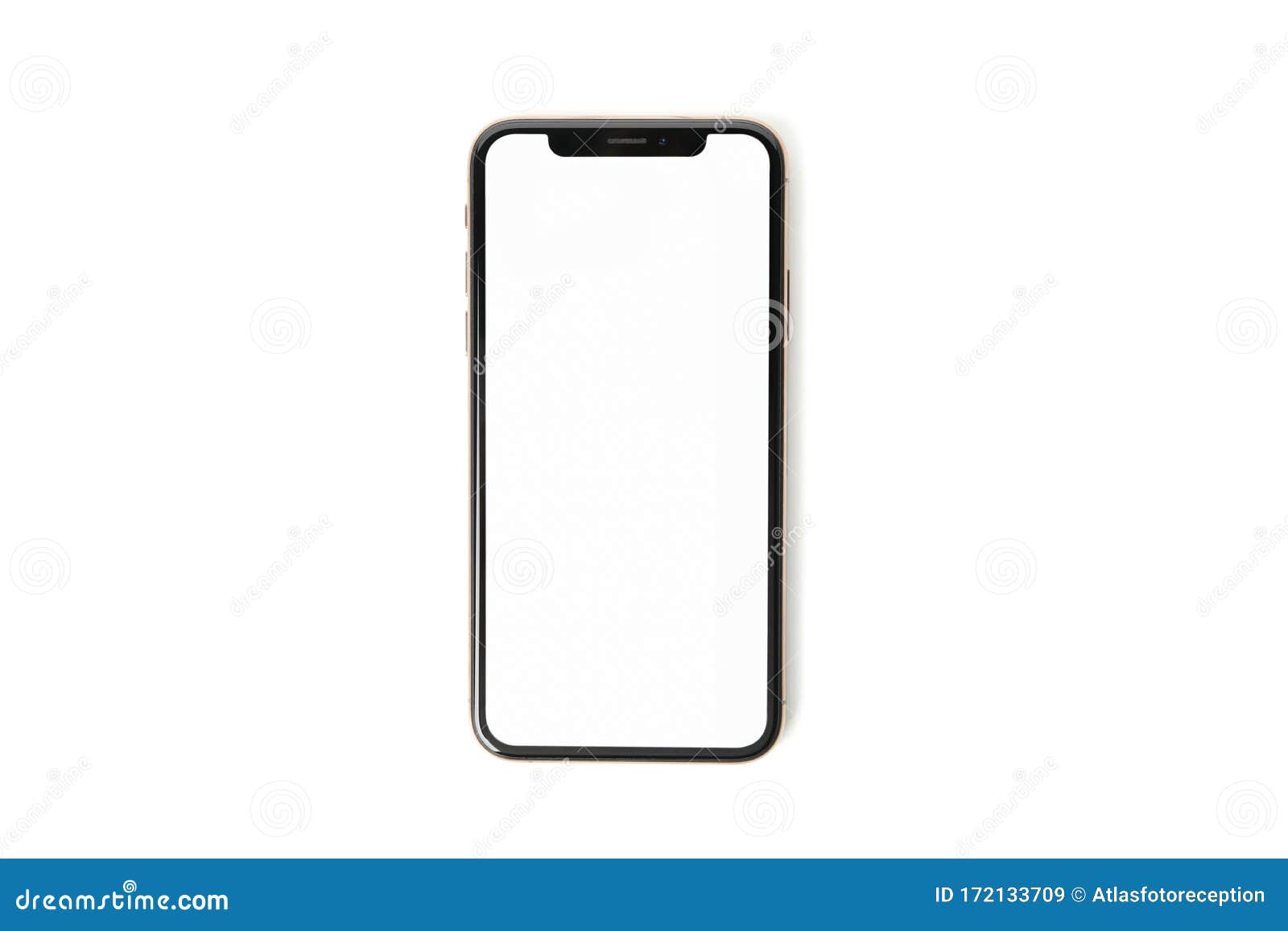 Phone with Empty Screen Isolated Stock Image - Image of modern, finance ...