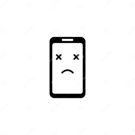 Phone Error System Vector Illustration. System Error Icon, System Not ...