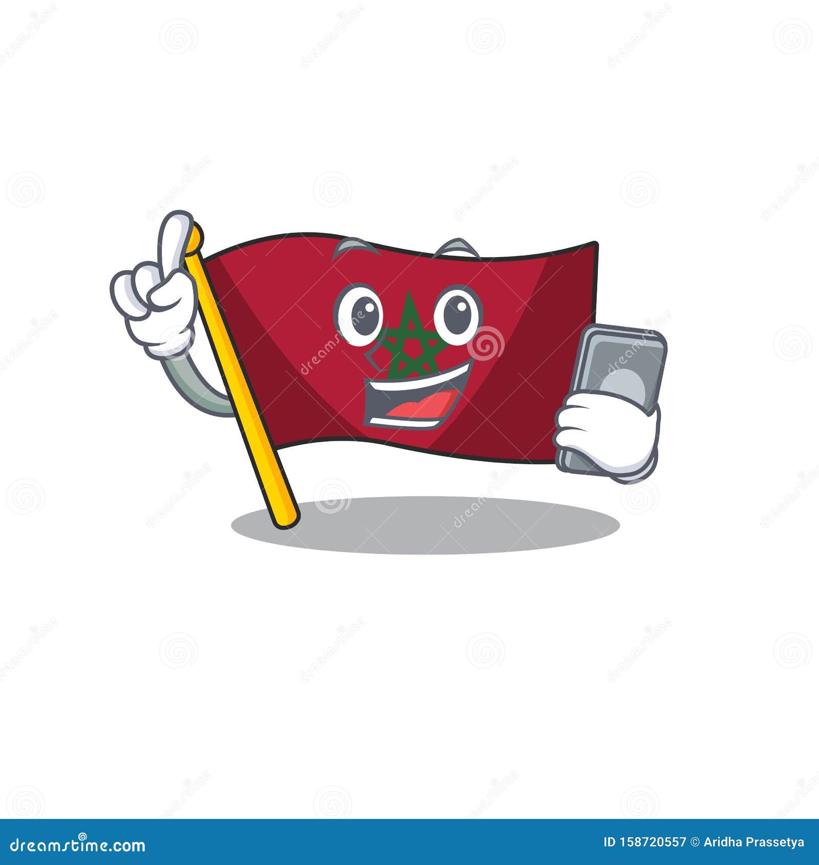 Set Of Maroco Cartoon Icon Design Template With Various Models. Vector ...