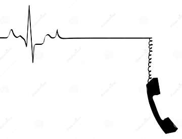 Phone going dead stock vector. Illustration of dangling - 5340972