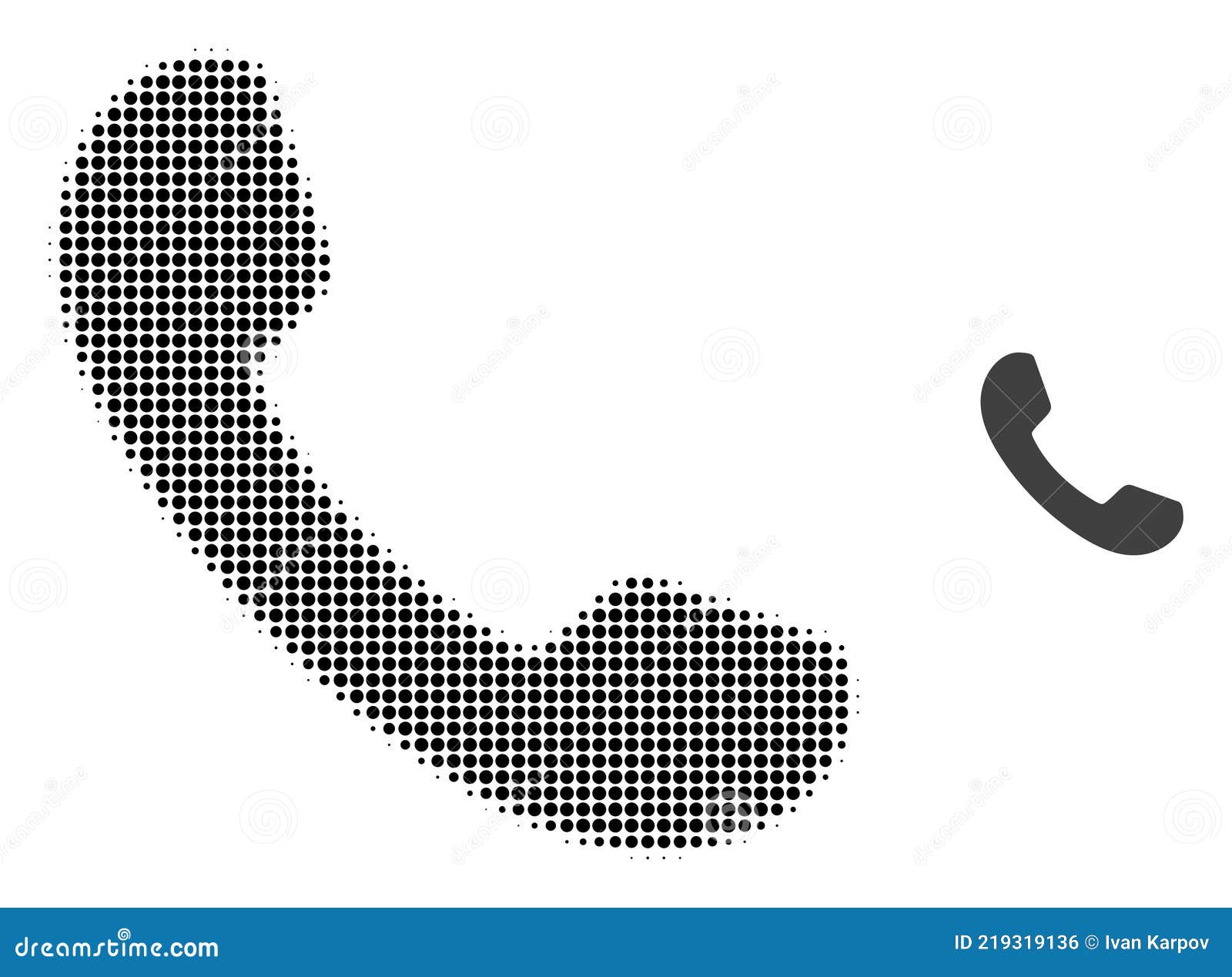 Phone Halftone Dotted Icon stock vector. Illustration of vector - 219319136 Phone Halftone Dotted Icon stock vector. Illustration of vector - 219319136