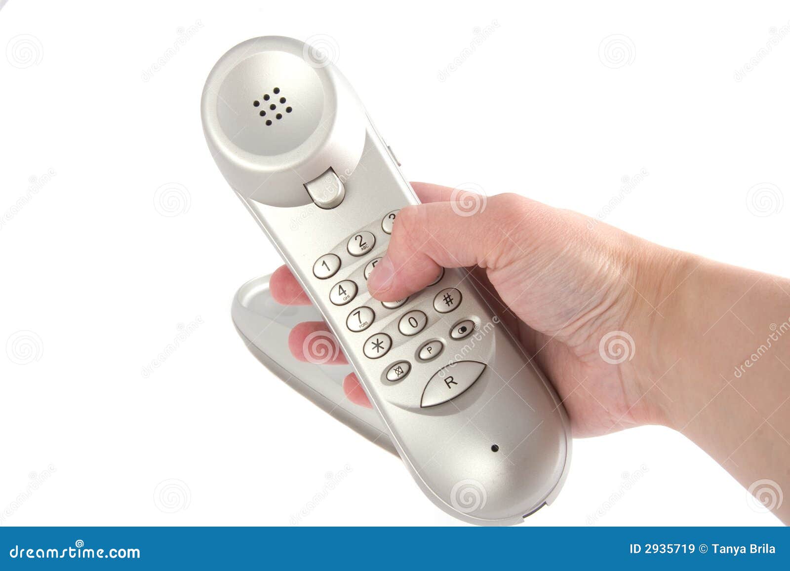 Phone in hand stock image. Image of equipment, tone, telecommunications ...