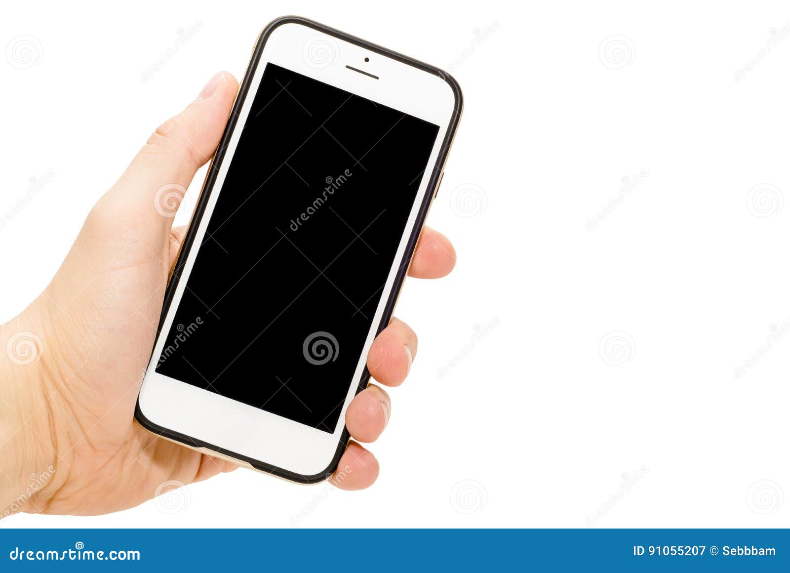 PHONE in HAND stock image. Image of game, ipod, apple - 91055207