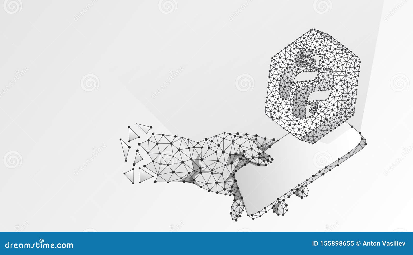 Phone in a Hand with Python Language Symbol on Mobile Screen. Coding ...