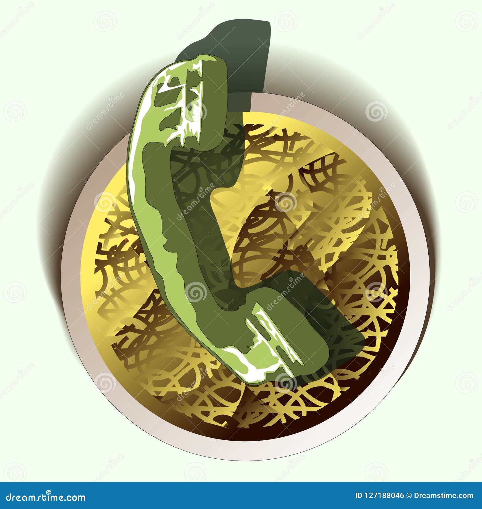 Detailed Hand Drawn Vector Messenger Icon. Stock Vector - Illustration ...