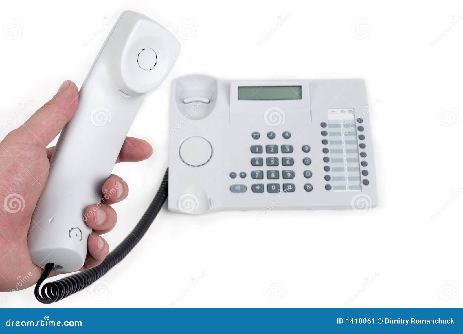 Phone Handset In Hand Picture. Image: 1410061